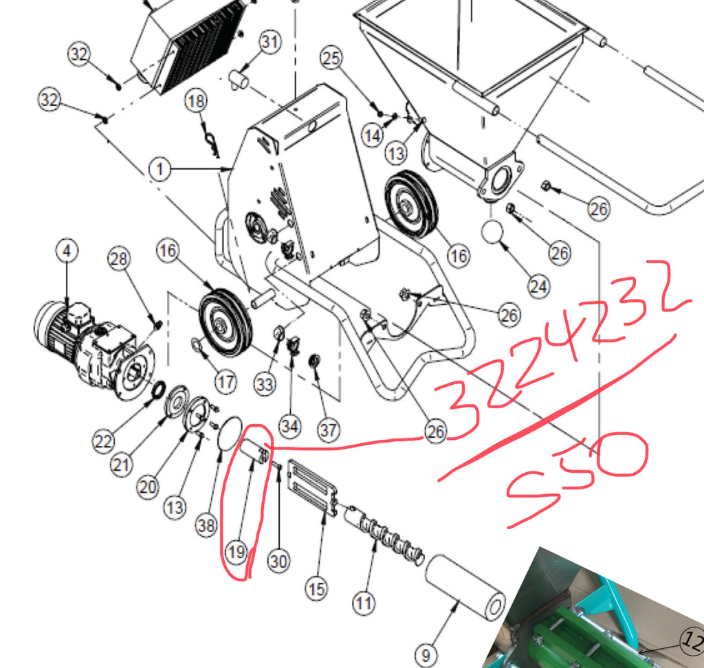 PN 3224232 - Torque Convertor - IMER Small 50 Pump – IMER USA Direct